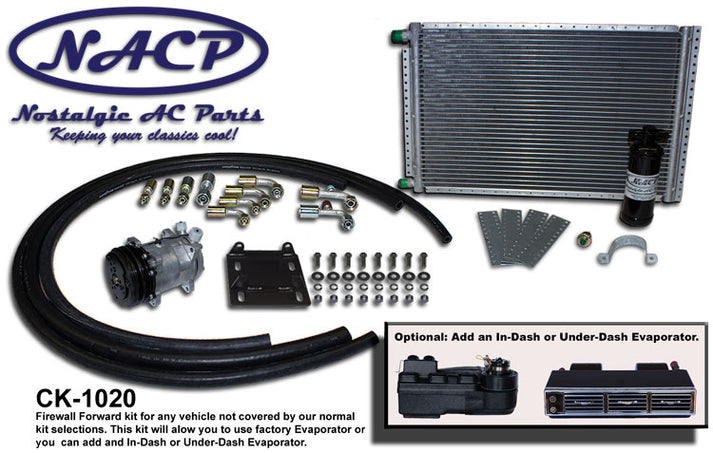 Universal A/C System - Select an Evaporator – Nostalgic AC Parts