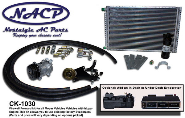 Complete A/C Kit Mopar Vehicles - Select an Evaporator – Nostalgic AC Parts