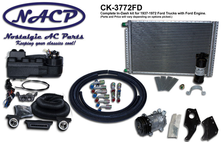 Ford Truck Indash Heat & A/C Defrost System – Nostalgic AC Parts