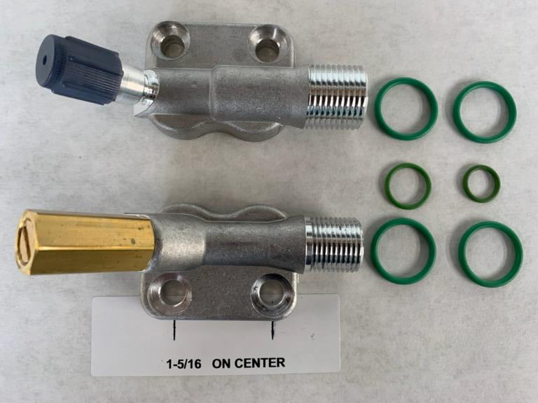 Ford FS6 and Nippondenso 6P148A/6E171 Compressor Manifold Kit ...