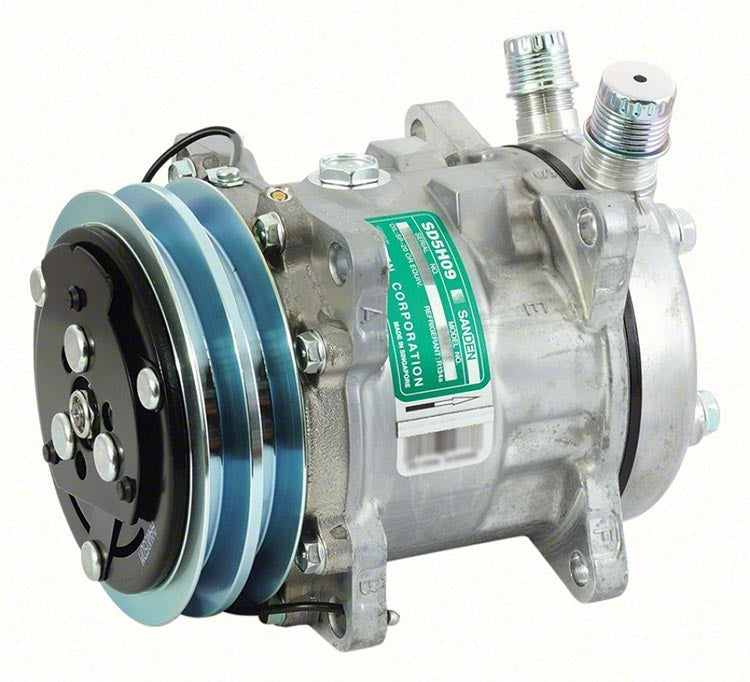 Sanden 505 V-Belt Compressor Double Groove Sanden Model# 5072 ...